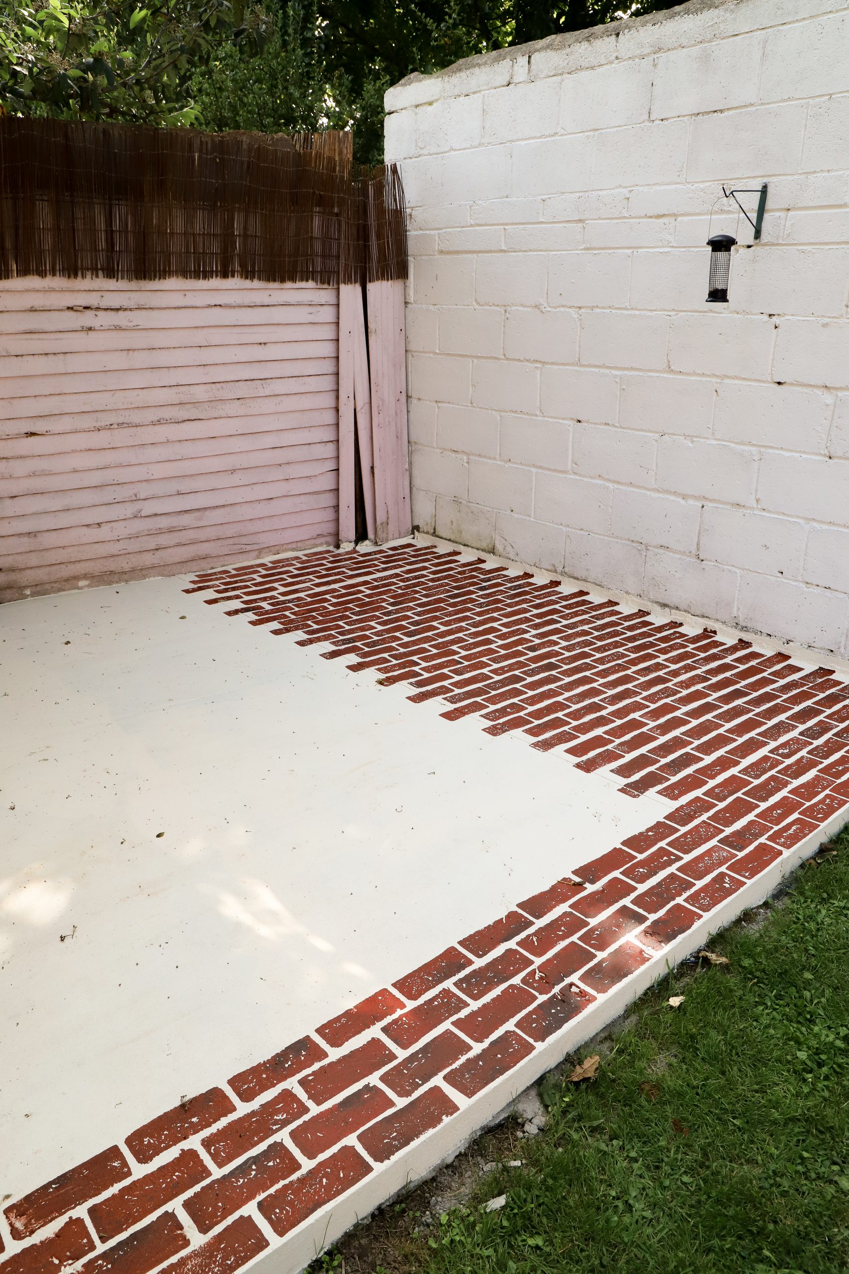 DIY faux brick cottage floor, for less than €25 - Dainty Dress Diaries