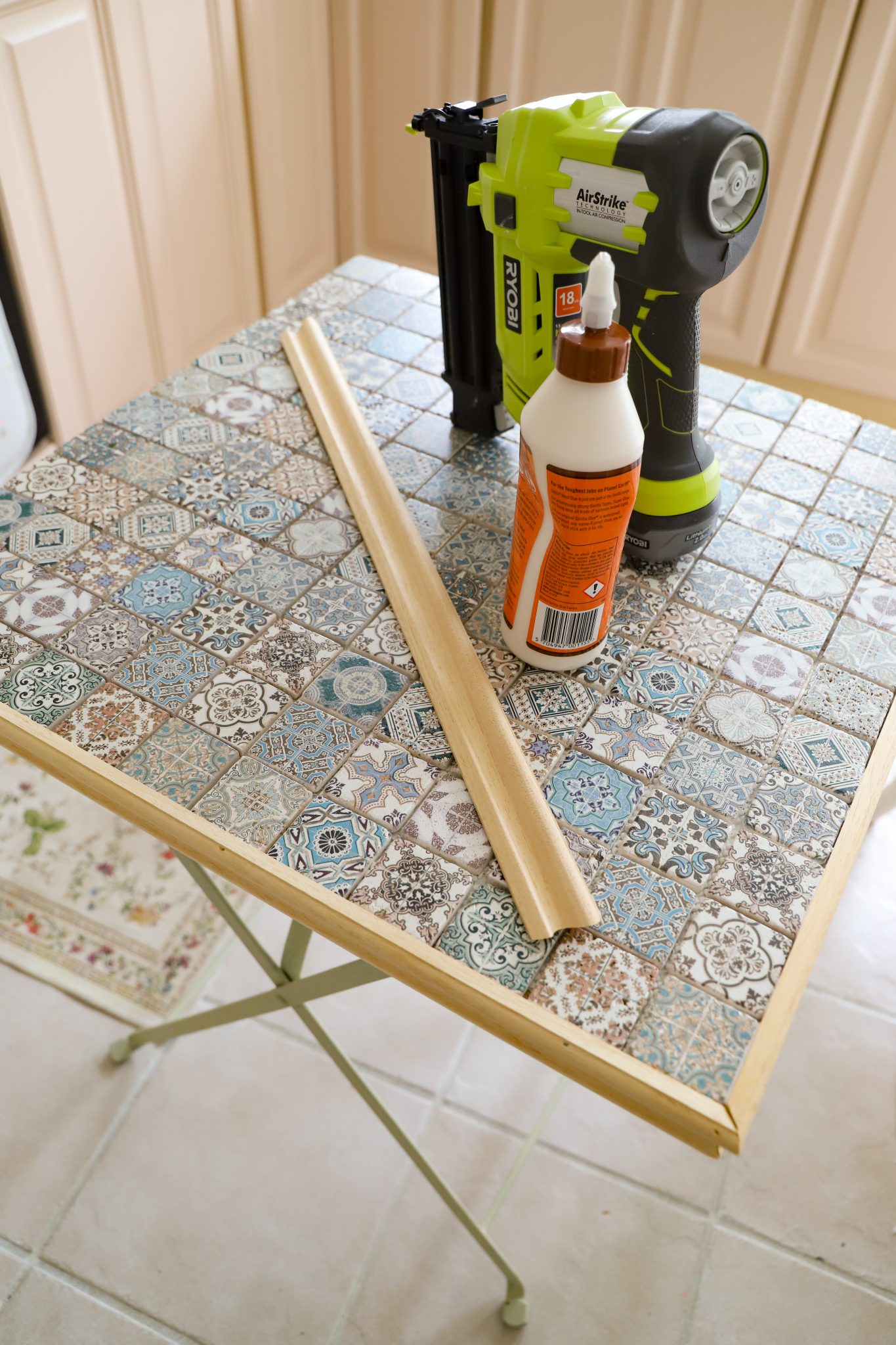 Easy DIY Ikea tiled table inspired by Tik Tok - Dainty Dress Diaries